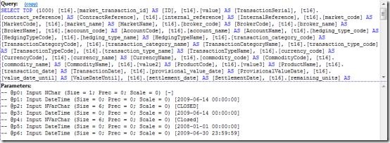 KristoferA's blog: Profiling Linq-to-SQL applications